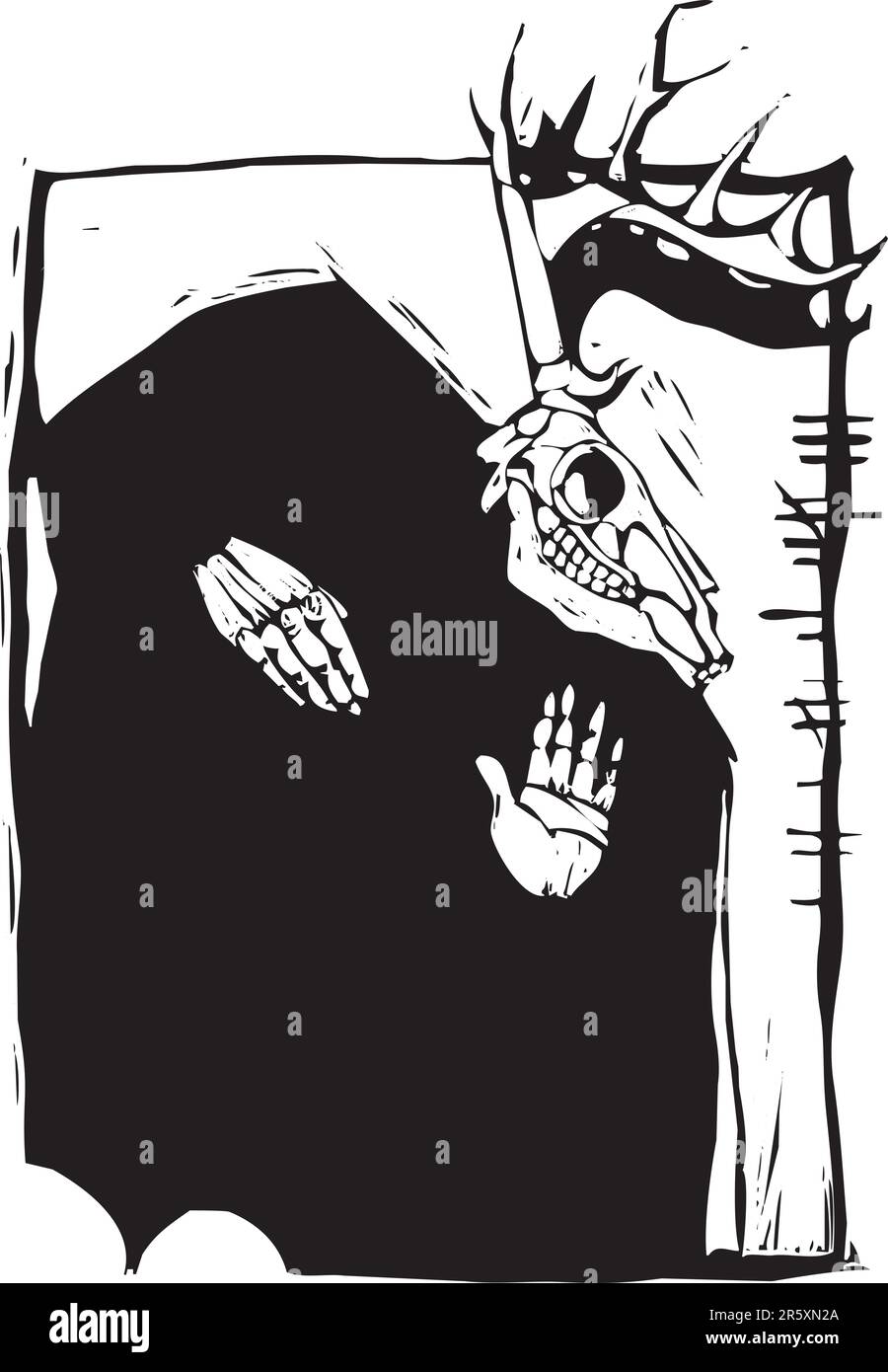 Adam horn Stock Vector Images - Alamy