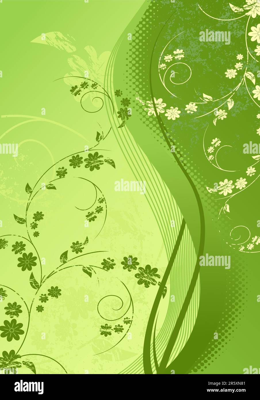 Green Elements background of vector illustration Stock Vector Image ...