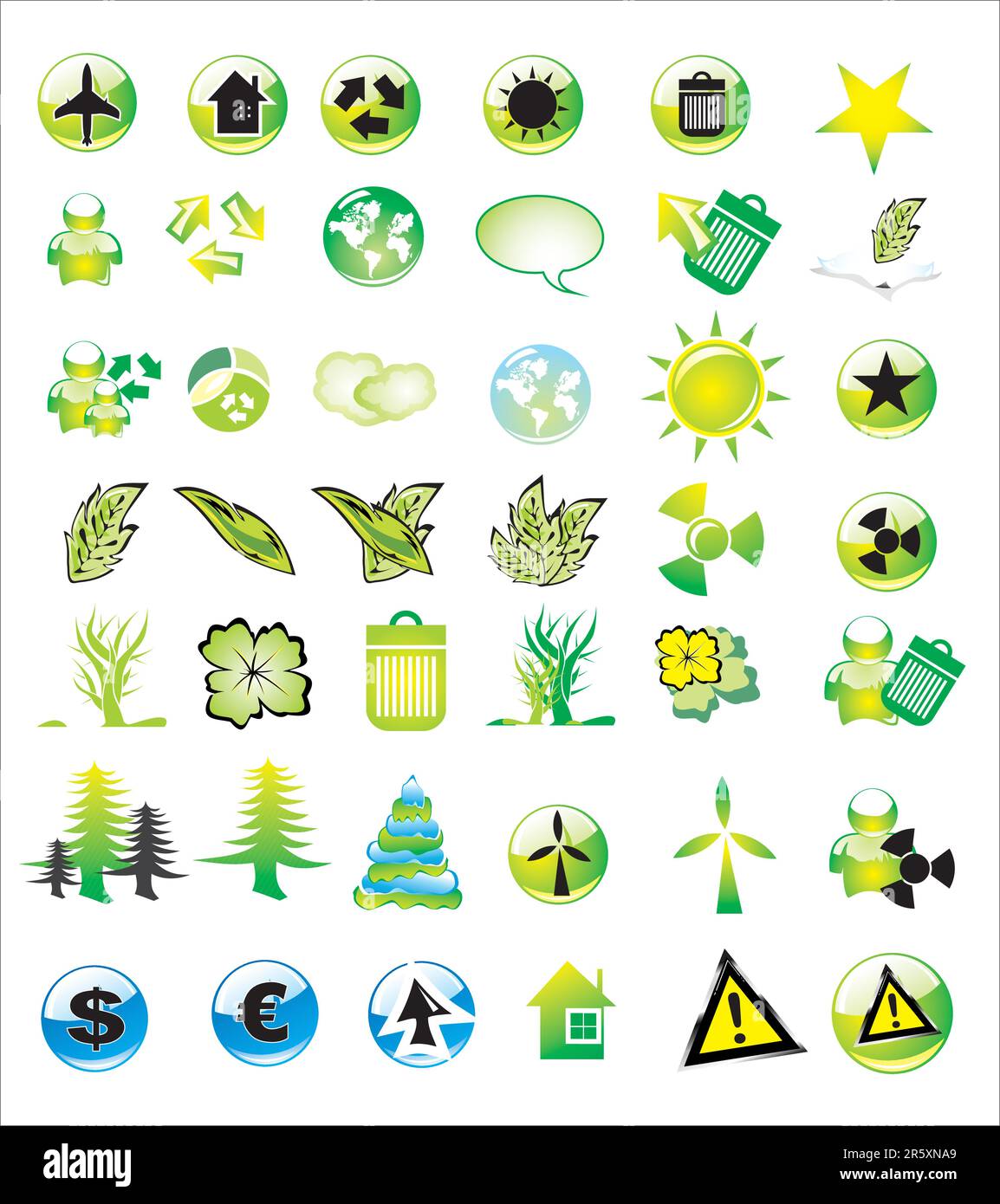 Collection Of Ecology And Environmental Icons Stock Vector Image And Art