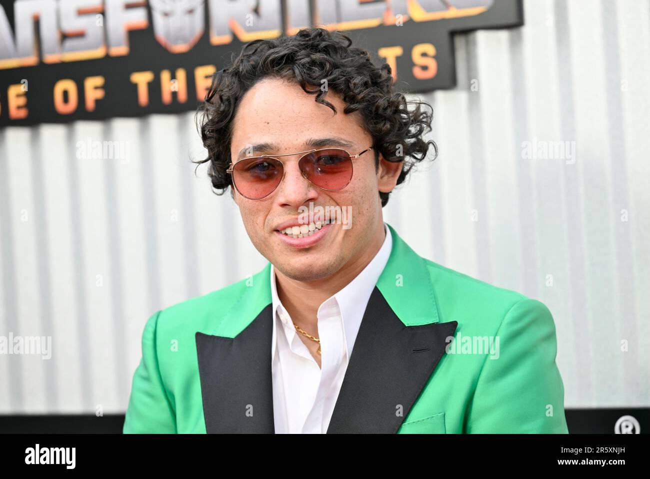 Anthony Ramos attends the premiere of "Transformers: Rise of the Beasts ...