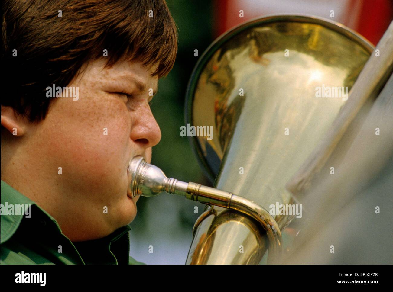 Child tuba hi-res stock photography and images - Alamy