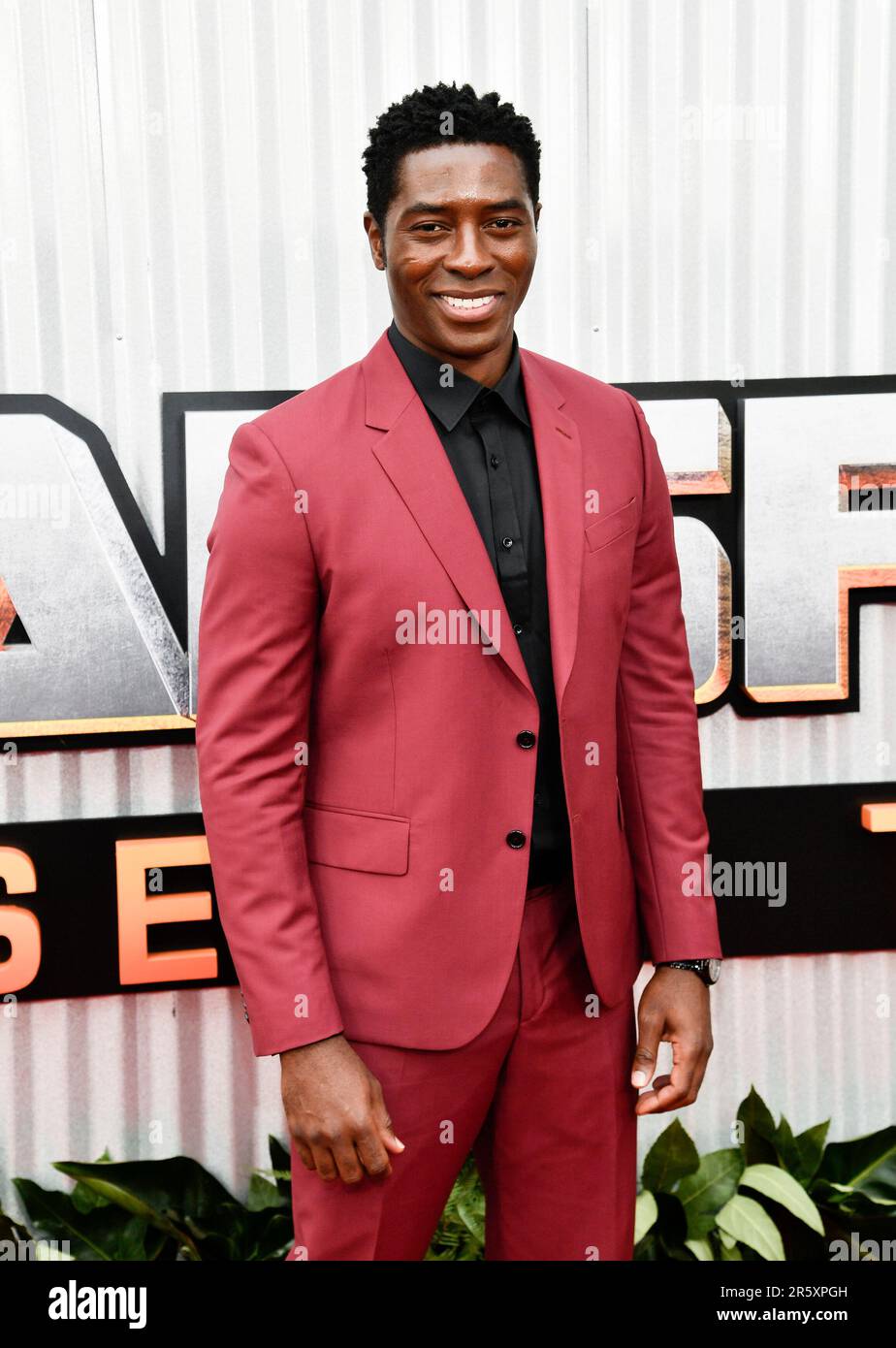 Tongayi Chirisa attends the premiere of "Transformers: Rise of the ...