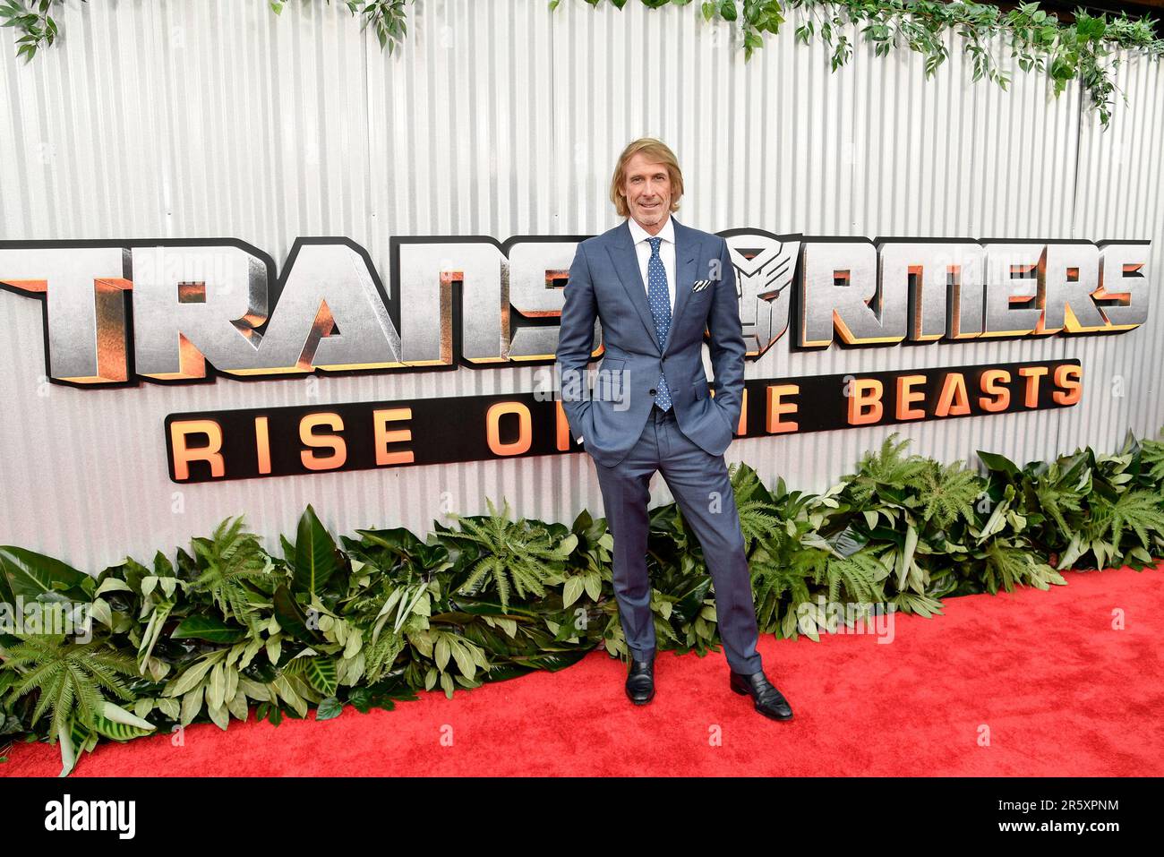 Producer Michael Bay attends the premiere of "Transformers: Rise of the ...