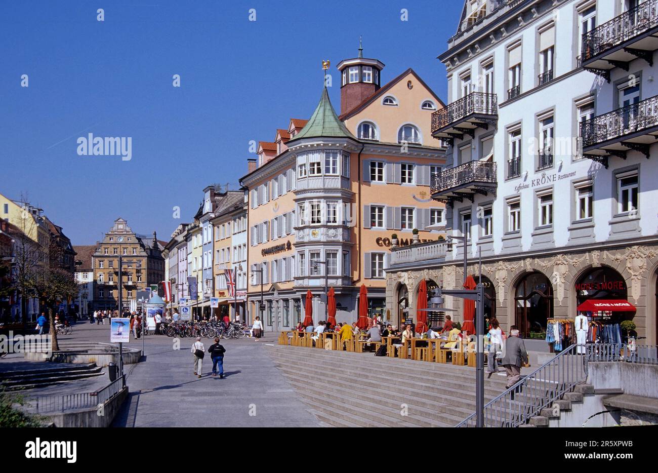Marketplace in Constance Stock Photo - Alamy