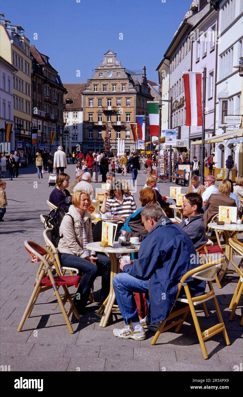 Market place in Constance, D, Lake Constance, Baden-Wuerttemberg Stock ...