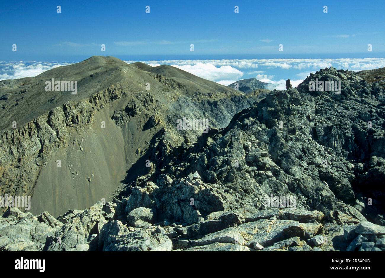 On the Gingilos, White Mountains, Crete, Greece Stock Photo - Alamy