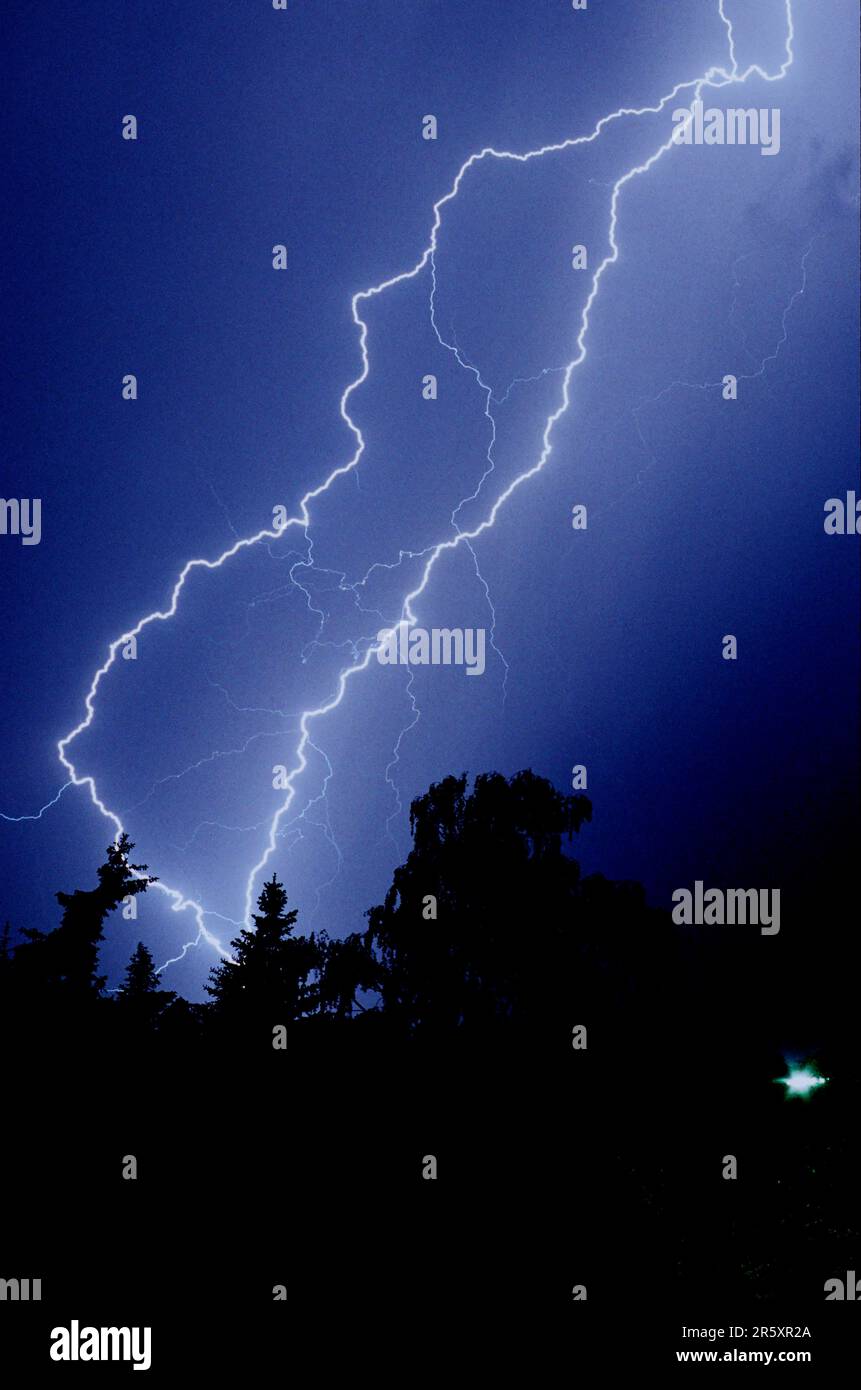 Scary thunderstorm hi-res stock photography and images - Alamy