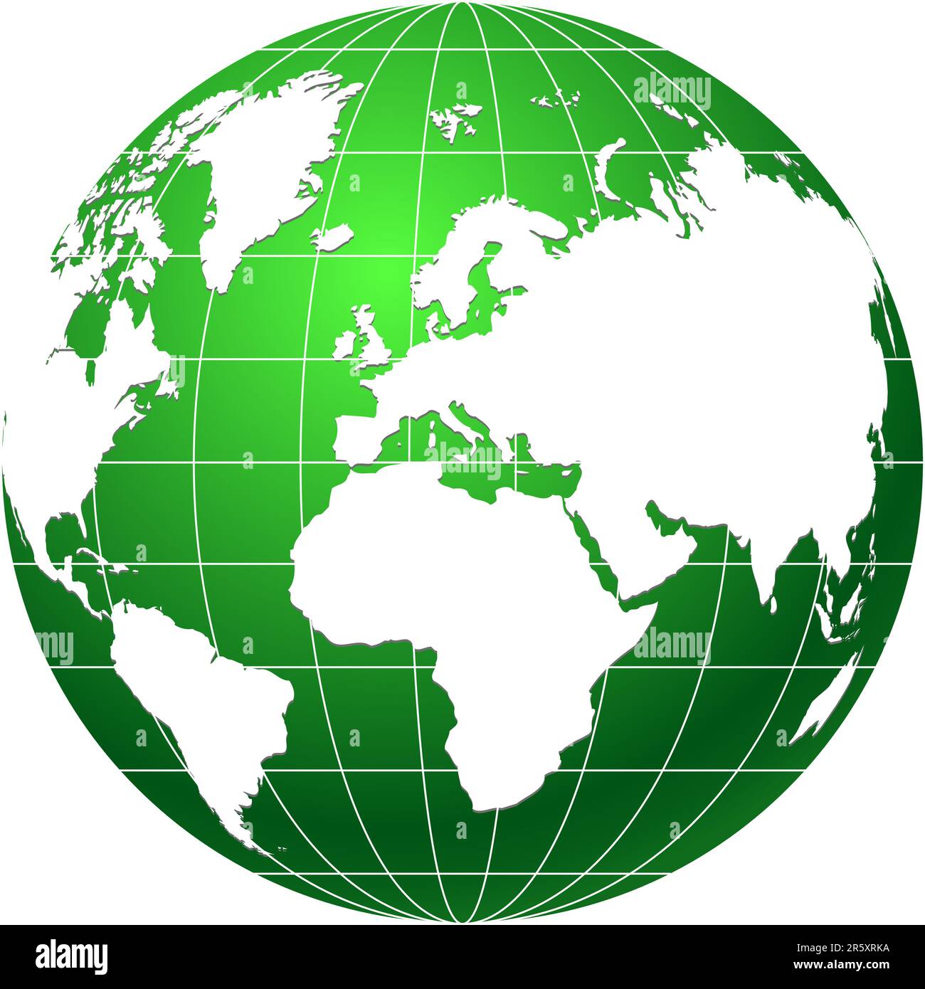 vector globe isolated on white background Stock Vector Image & Art - Alamy