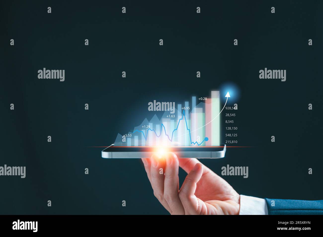 Growing global network data hi-res stock photography and images - Alamy