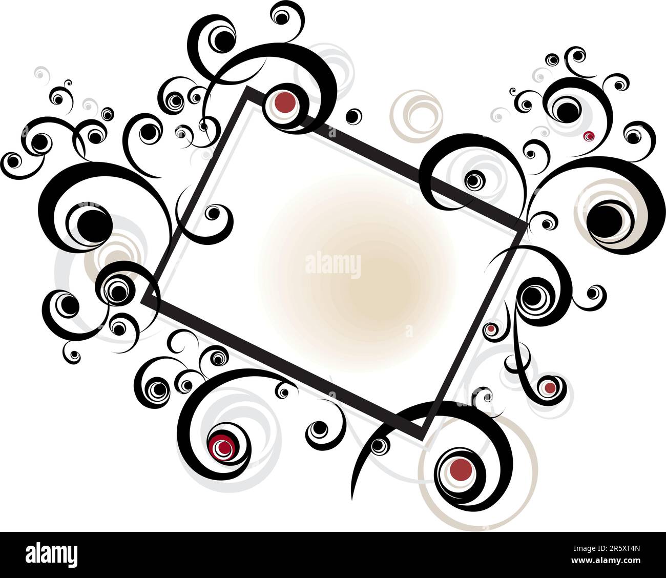 Scroll Frame Vector
