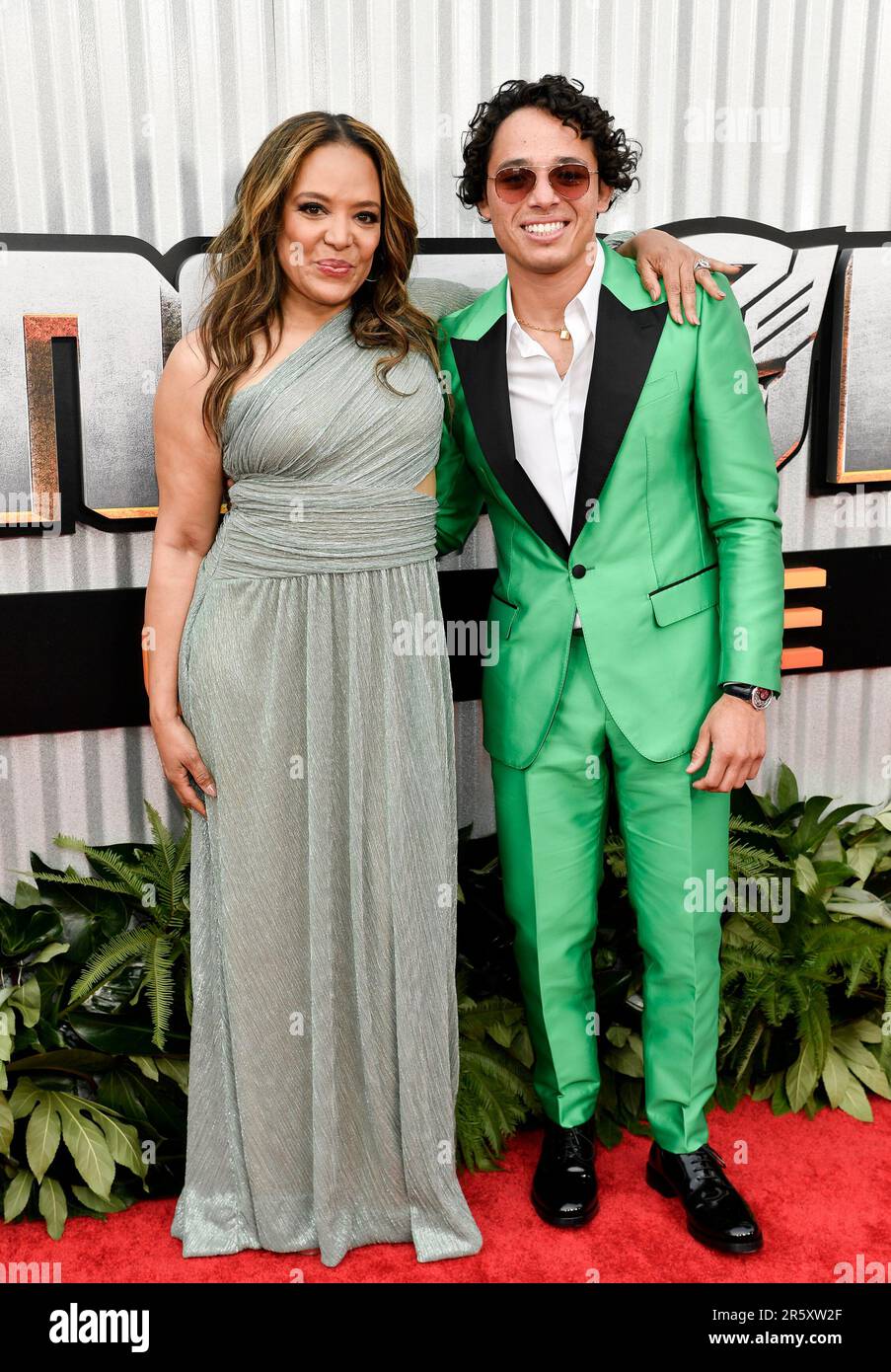 Luna Lauren Velez, left, and Anthony Ramos attend the premiere of ...