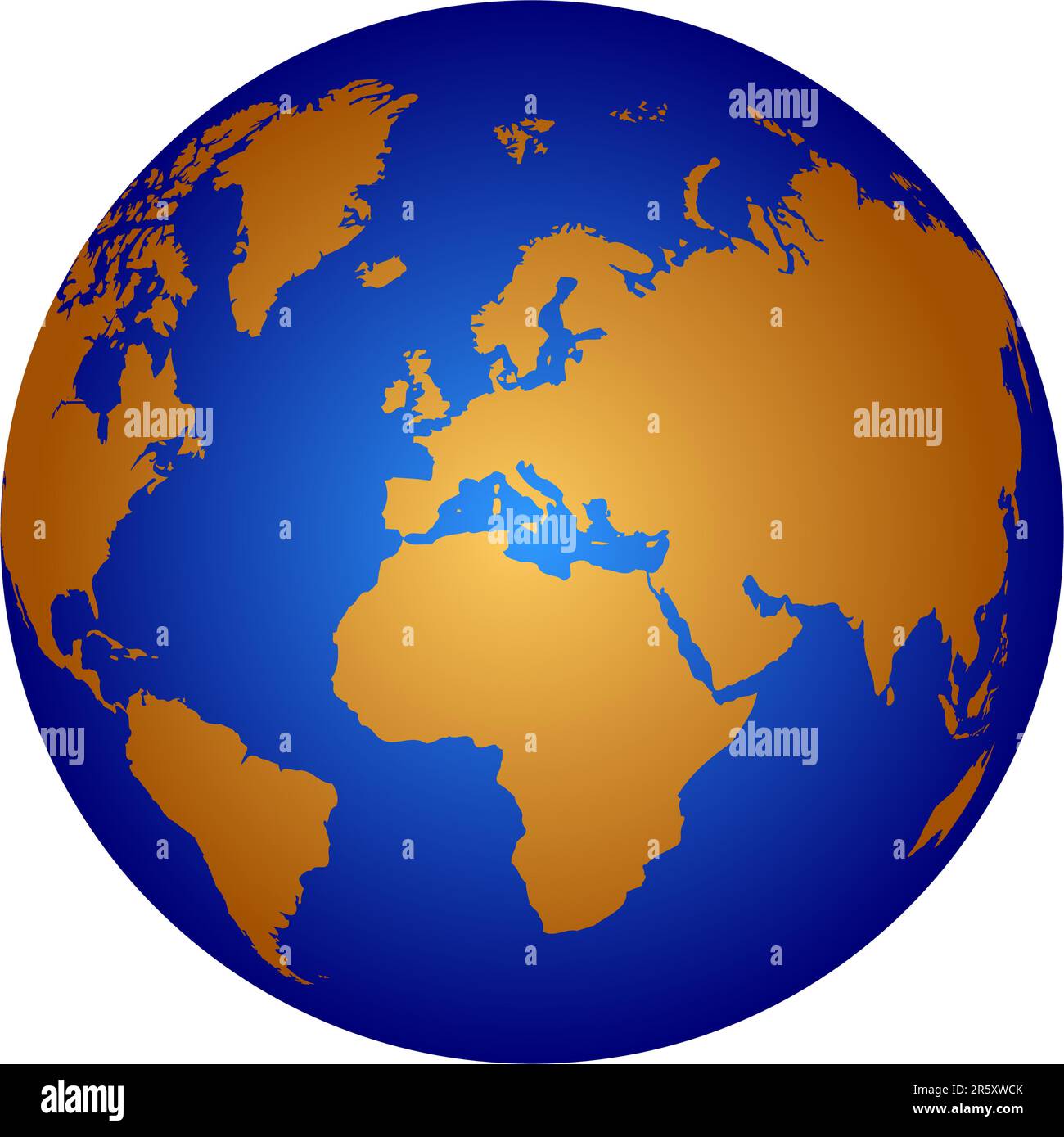 vector globe isolated on white background Stock Vector Image & Art - Alamy