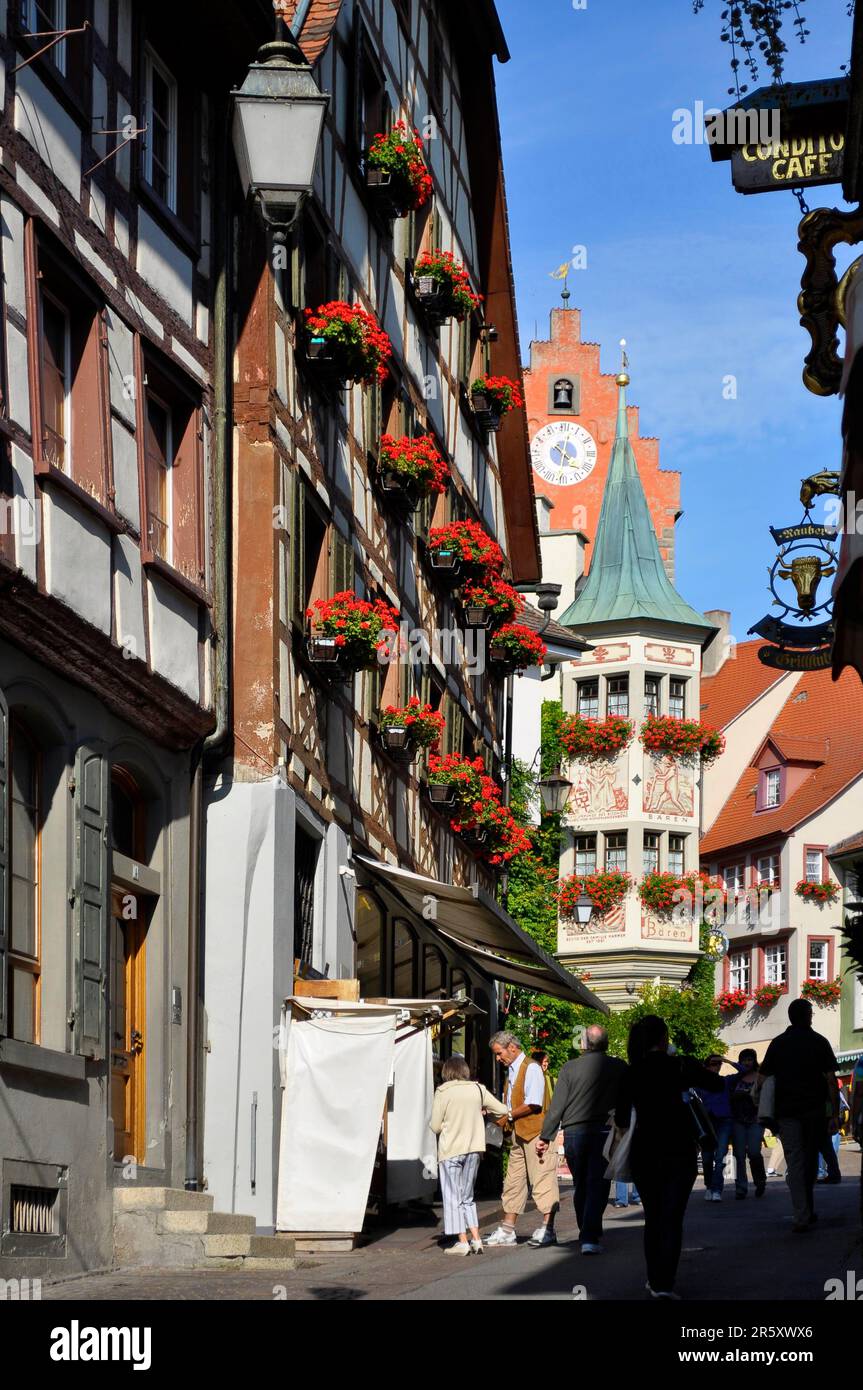 Lake Constance, Meersburg, City Centre, Old Town Stock Photo - Alamy