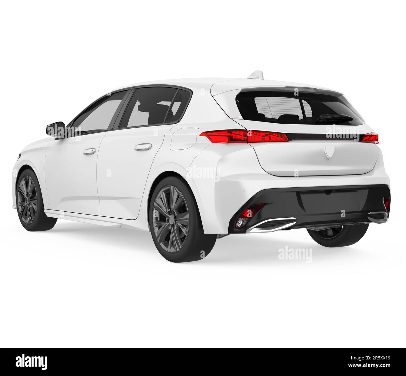 Car Hatchback Isolated Stock Photo - Alamy