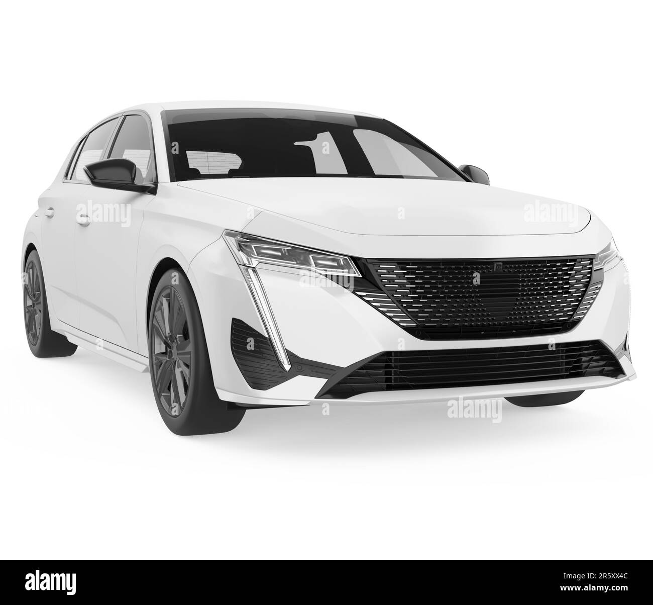 Car Hatchback Isolated Stock Photo - Alamy