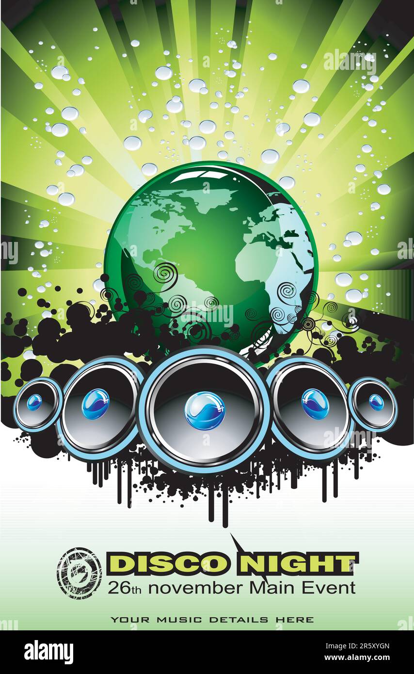 Music of the World background template Stock Vector Image & Art - Alamy