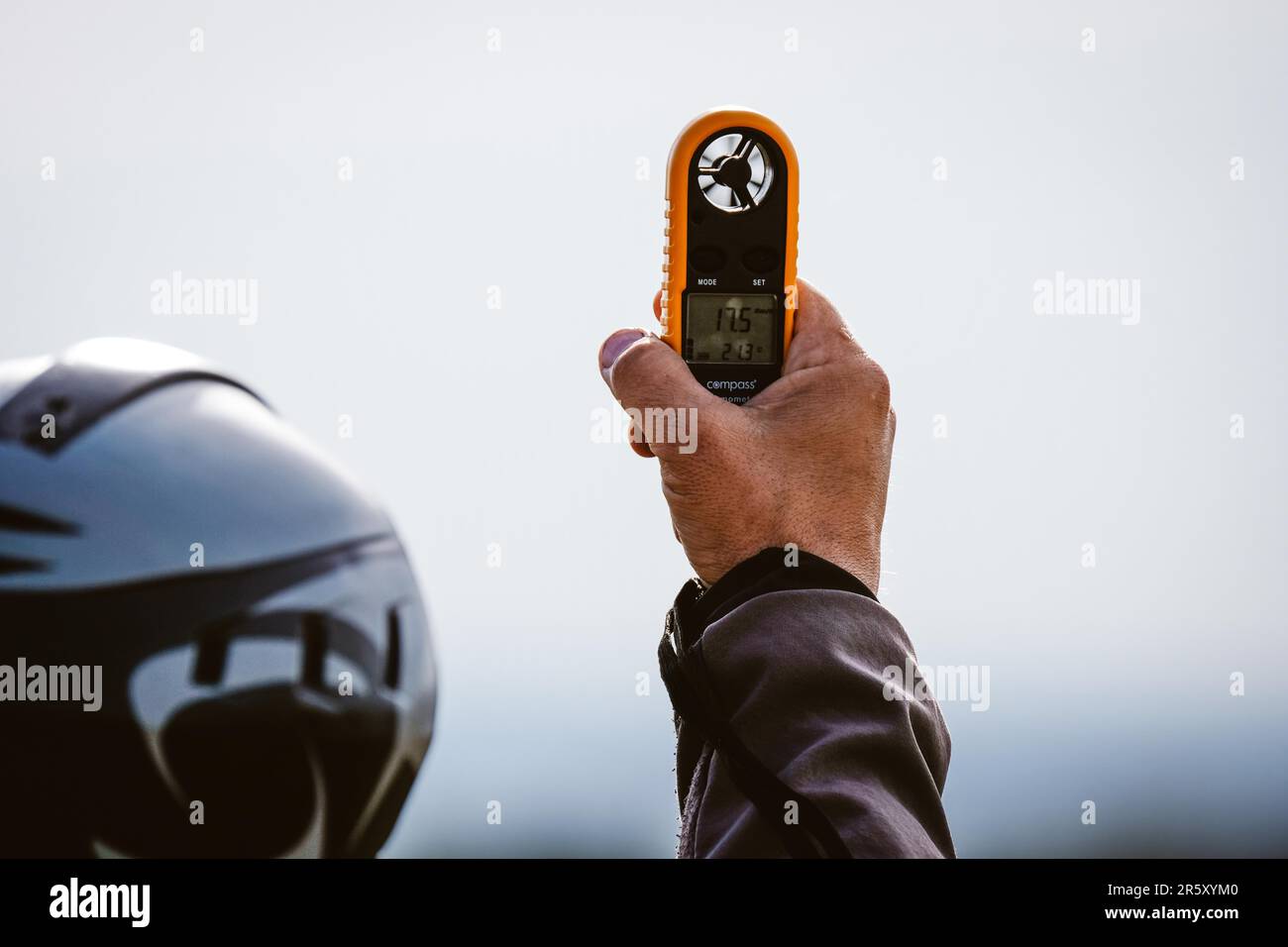 Hand anemometer hi-res stock photography and images - Alamy