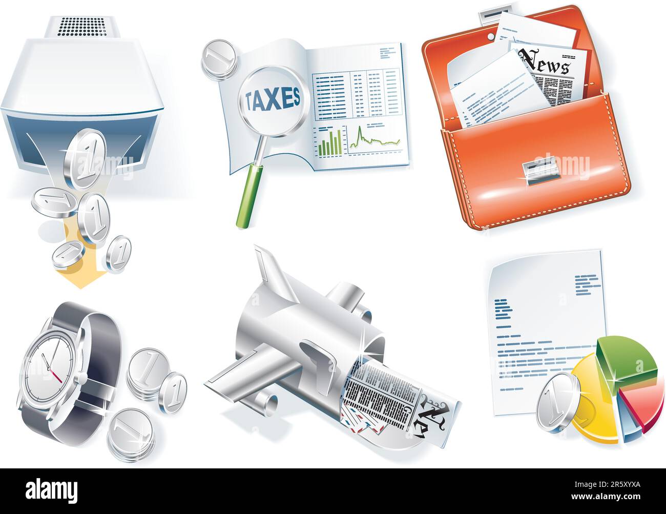 Account related Stock Vector Images - Alamy