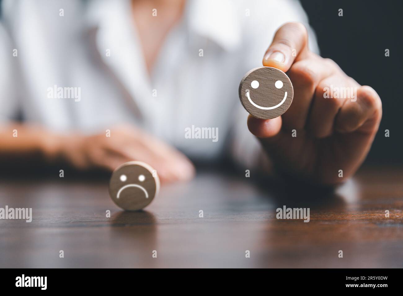 Customer experience with customer service and satisfaction concept ...