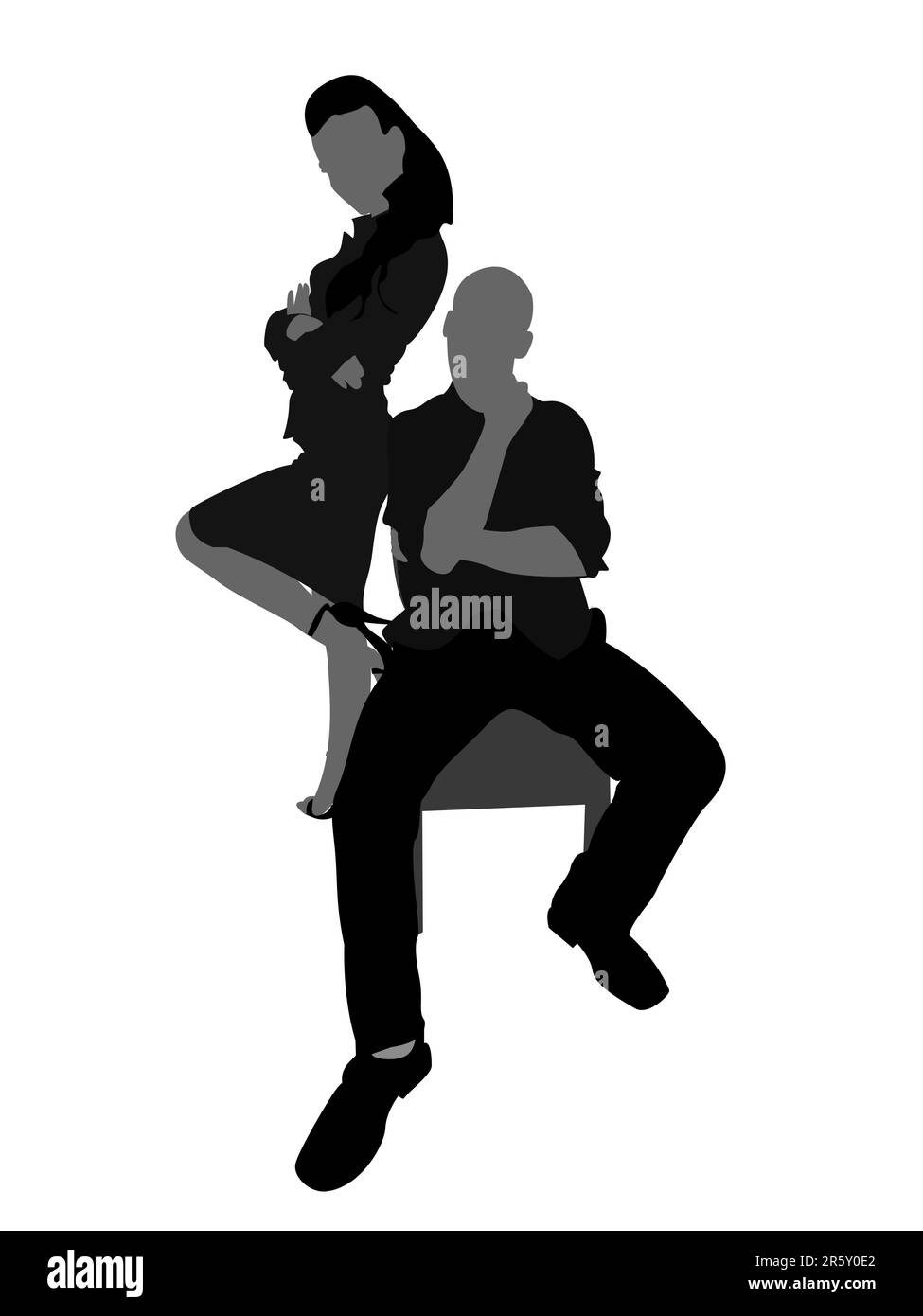 Background image business partners Stock Vector Images - Alamy