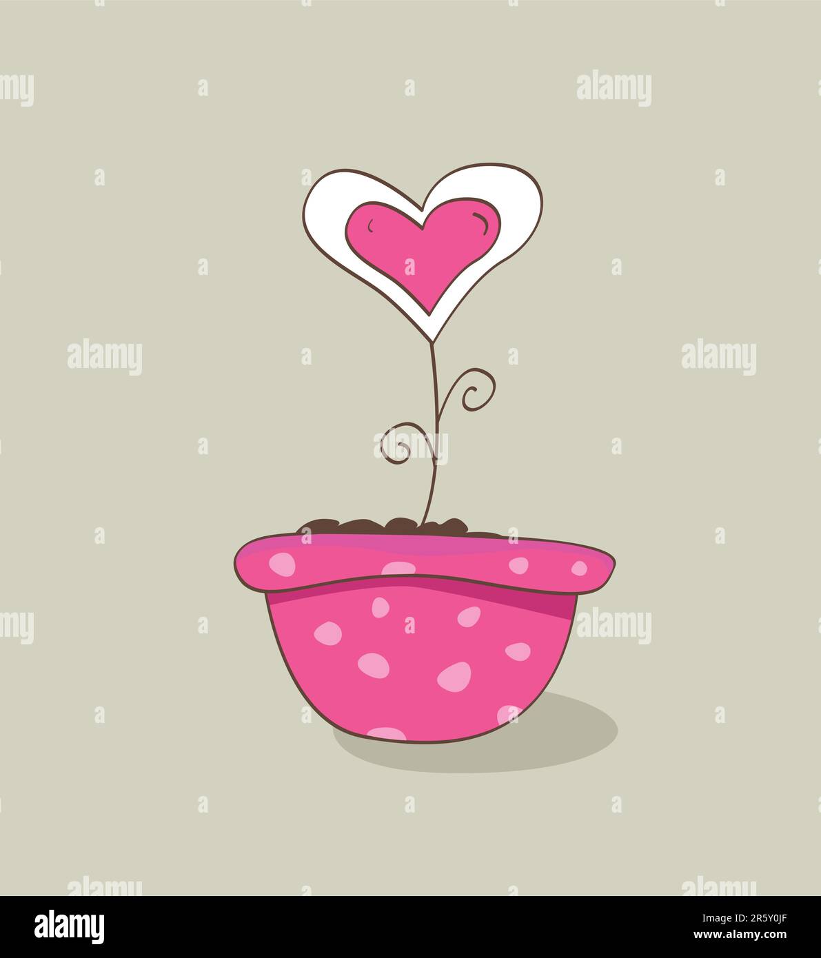Growing love Stock Vector Images - Alamy
