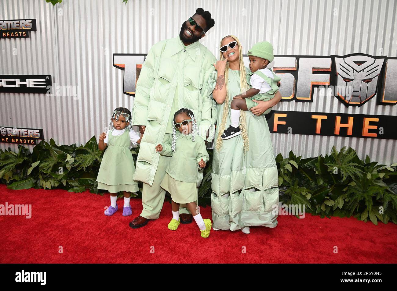 New York, USA. 05th June, 2023. US rapper Tobe Nwigwe (L) and his ...