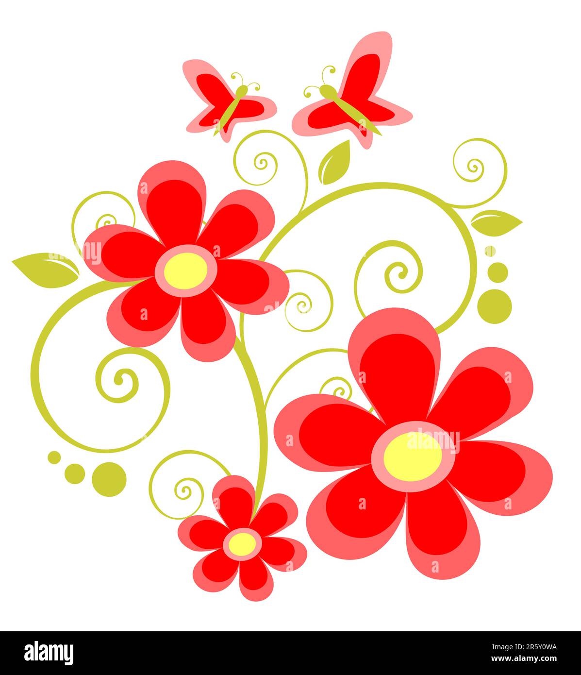 Red color cartoon background graphics hi-res stock photography and ...