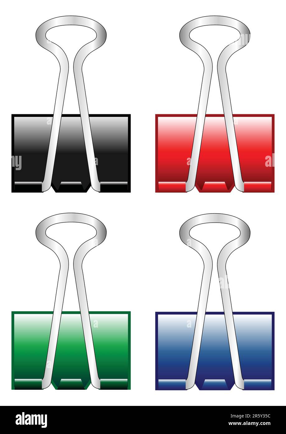 Business with clips Stock Vector Images - Alamy