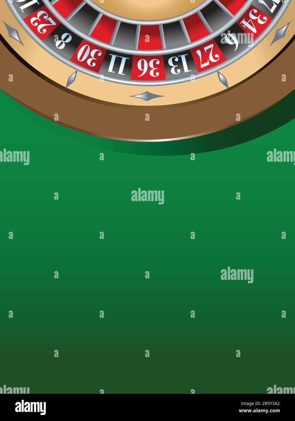 Roulette table vector hi-res stock photography and images - Alamy