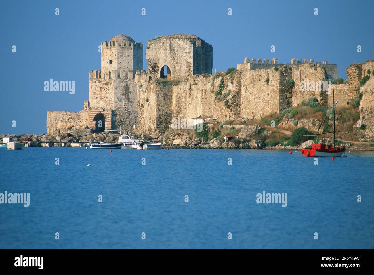Methoni Fortress, Peloponnese, Messinia, Greece Stock Photo - Alamy