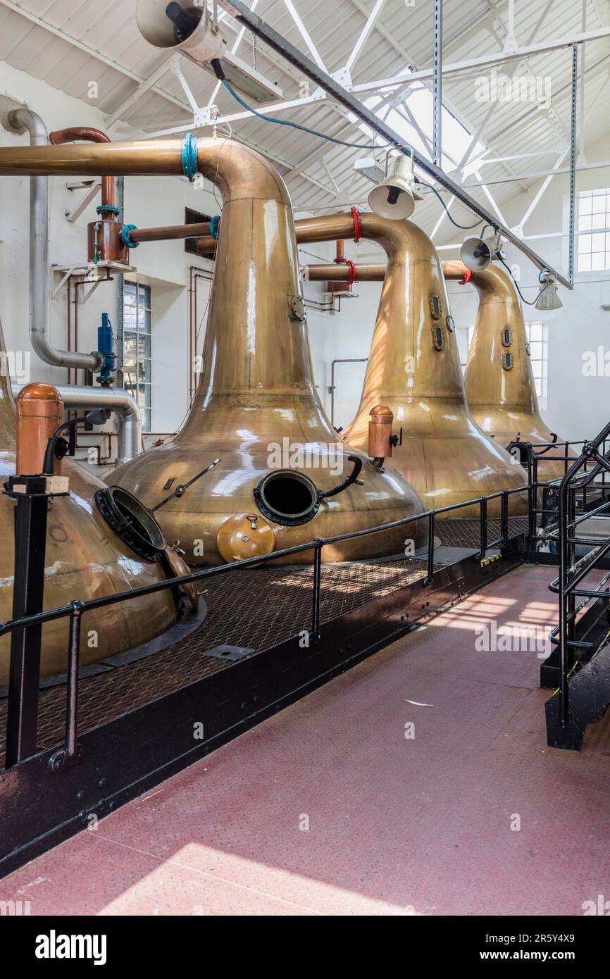 Copper Kettle, Highland Park Whsiky Distillery, Kirkwall, Orkneys, GB ...