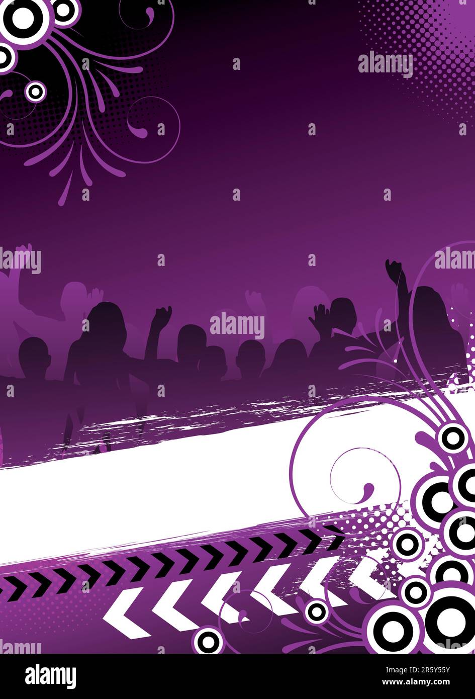Dancing music home Stock Vector Images - Alamy