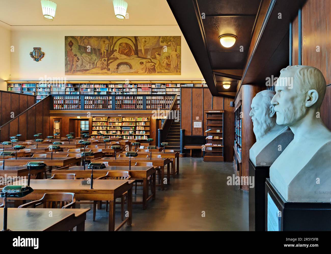 German National Library, Reading Room for the Humanities, Leipzig ...