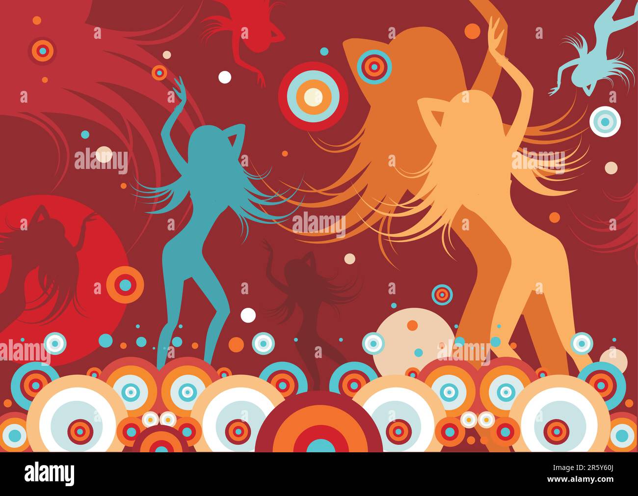 Cartoon stylish girls hi-res stock photography and images - Alamy