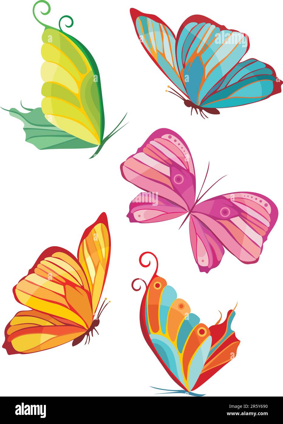 vector illustration of a beautiful butterfly Stock Vector Image & Art ...
