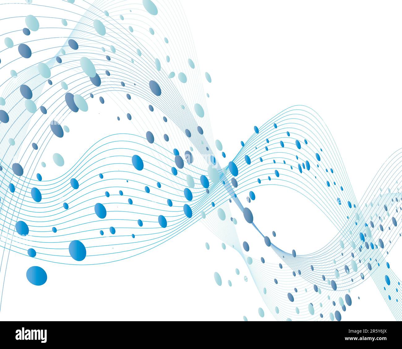 Abstract water vector background with bubbles of air Stock Vector Image ...