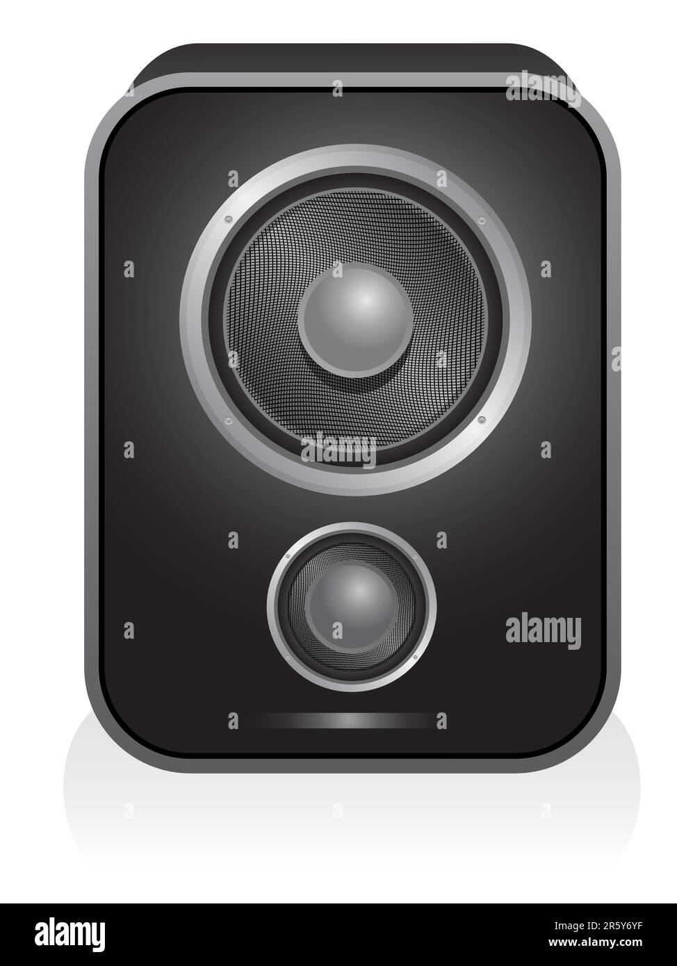 Vector Illustration Of Loudspeaker Stock Vector Image And Art Alamy