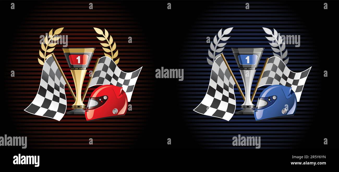 Checkered flags hi-res stock photography and images - Alamy