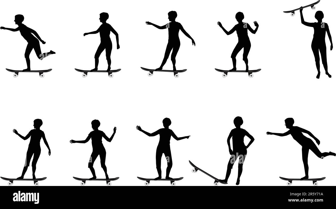 Skater board Cut Out Stock Images & Pictures - Alamy
