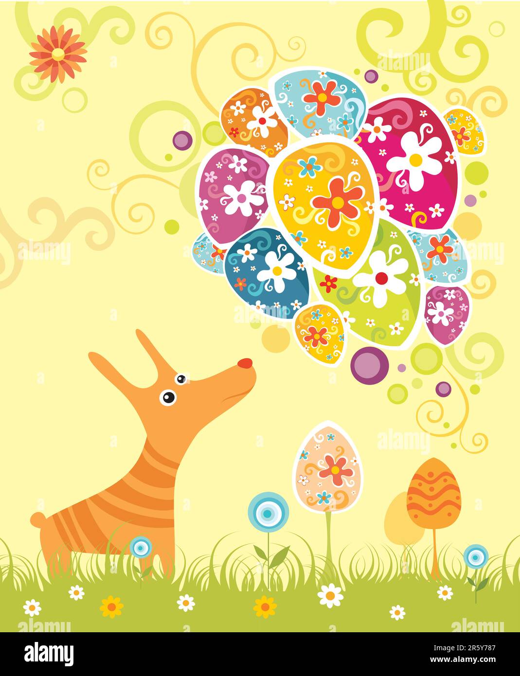 Easter illustration Stock Vector Images - Alamy