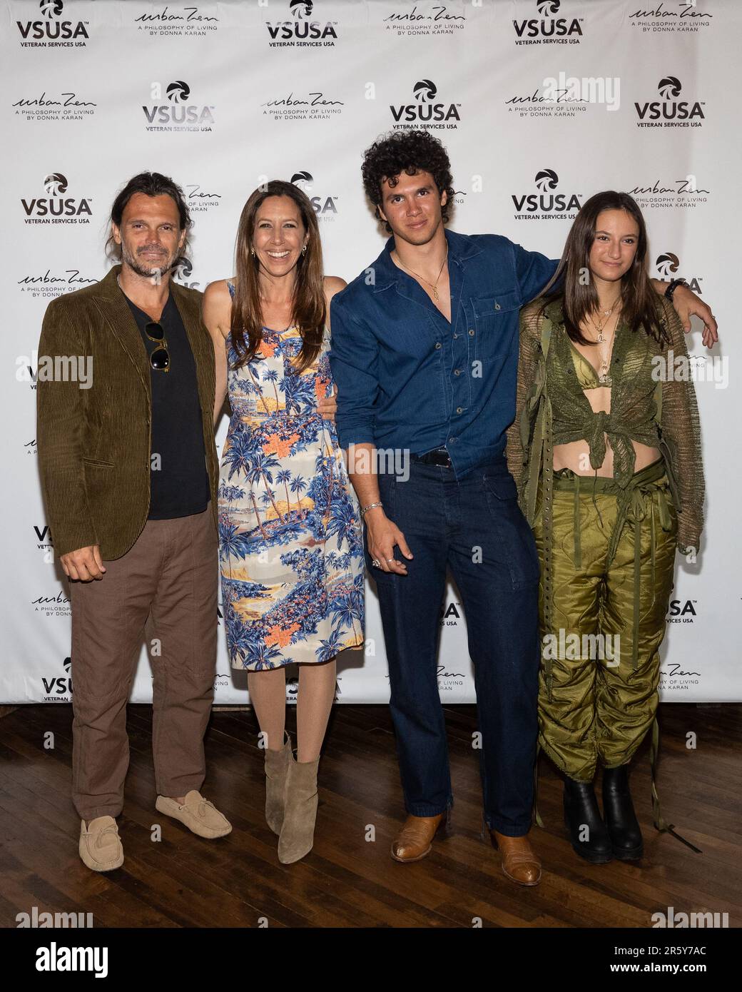 New York, USA. 29th May, 2023. (L-R) Gianpaolo de Felice, Gabby Karan ...