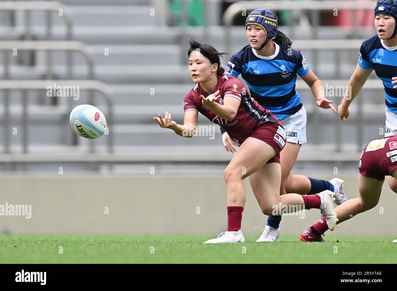 Tokyo, Japan. Credit: MATSUO. 4th June, 2023. Wakaba Hara Rugby : Taiyo ...