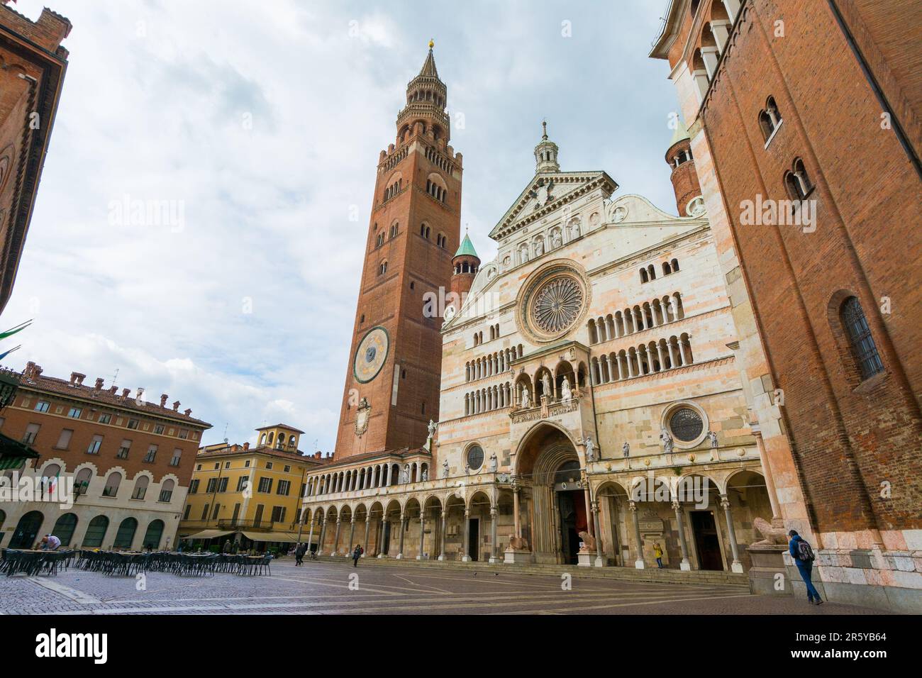Cremona - The cathedral Assumption of the Blessed Virgin Mary and tower ...