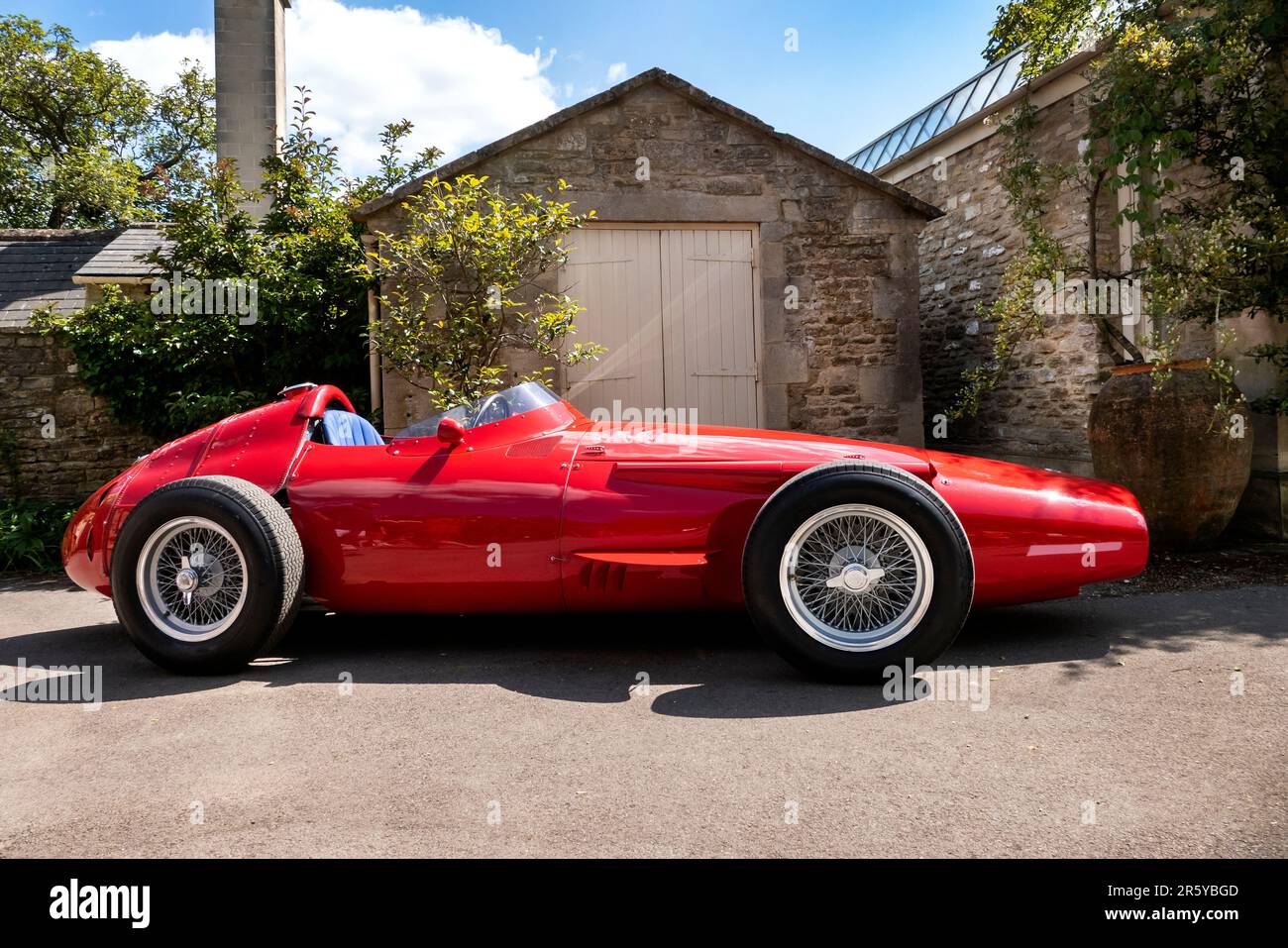 Maserati 250F at the Open day at Middlewick House gardens Corsham ...