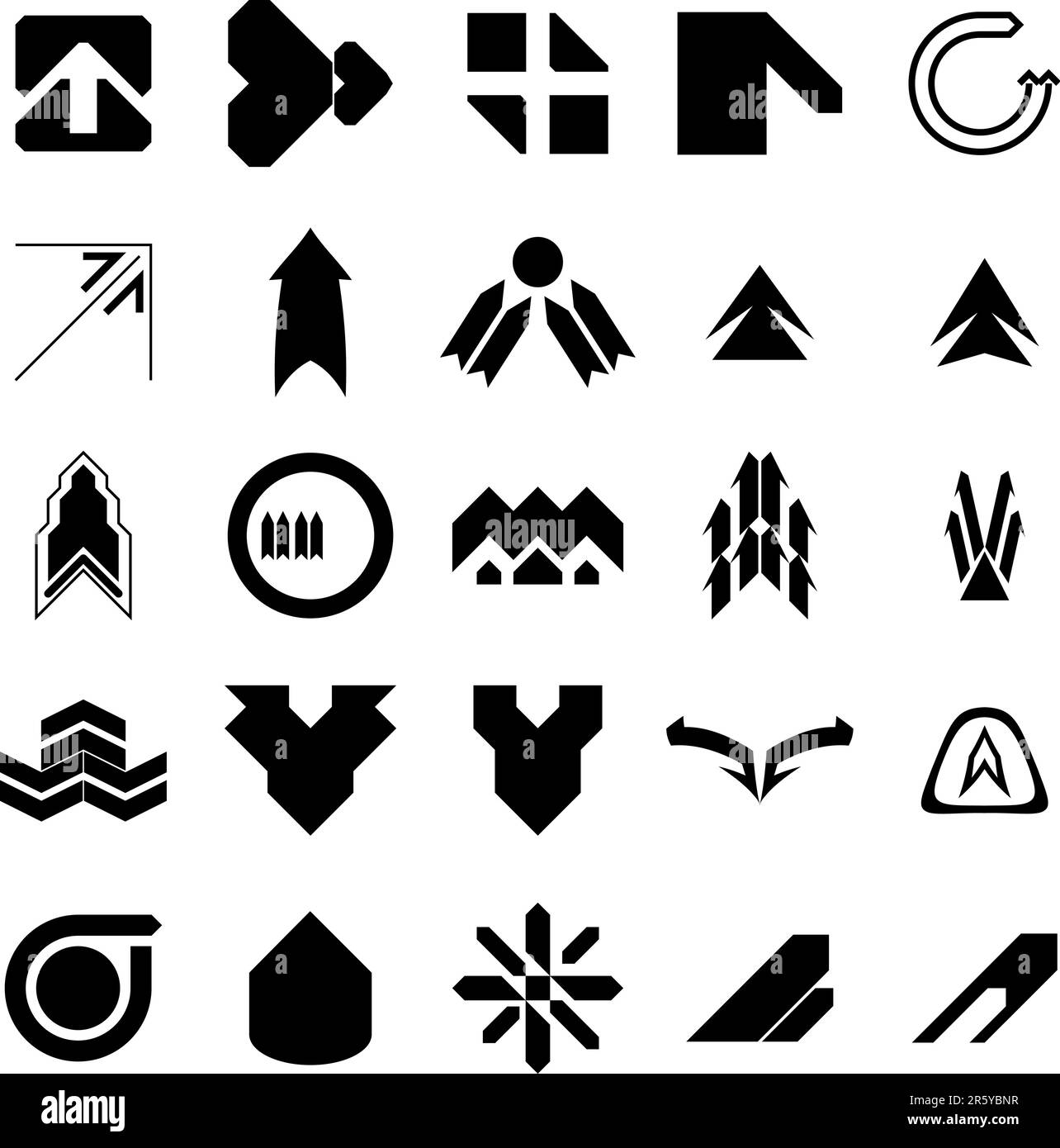 Arrow Icons - vector Stock Vector Image & Art - Alamy