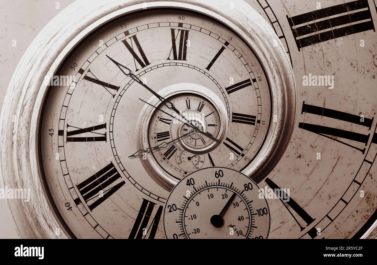 Infinity and other time related concepts. Twisted hour numbers and ...