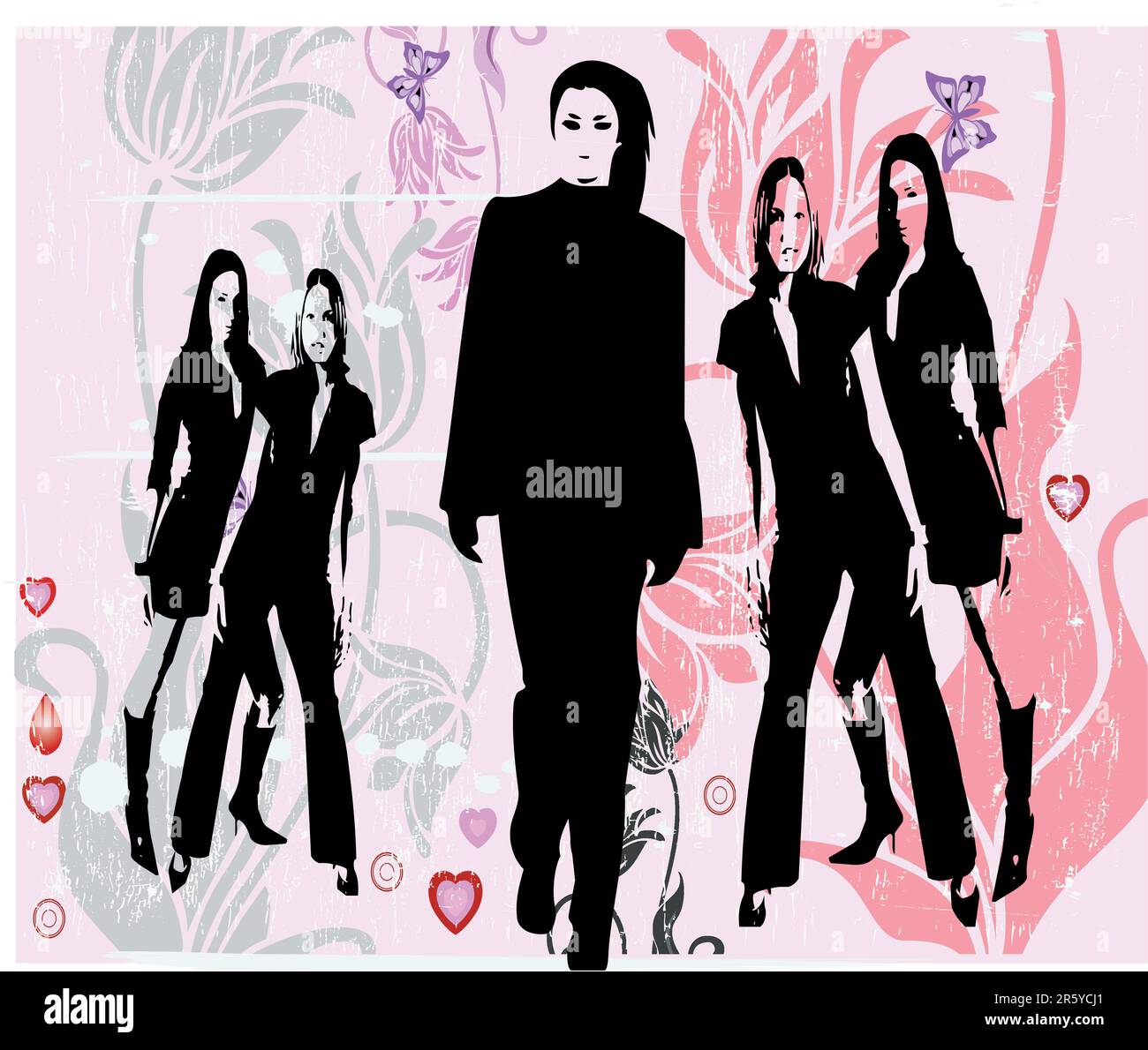 Dress fashion show Stock Vector Images - Alamy