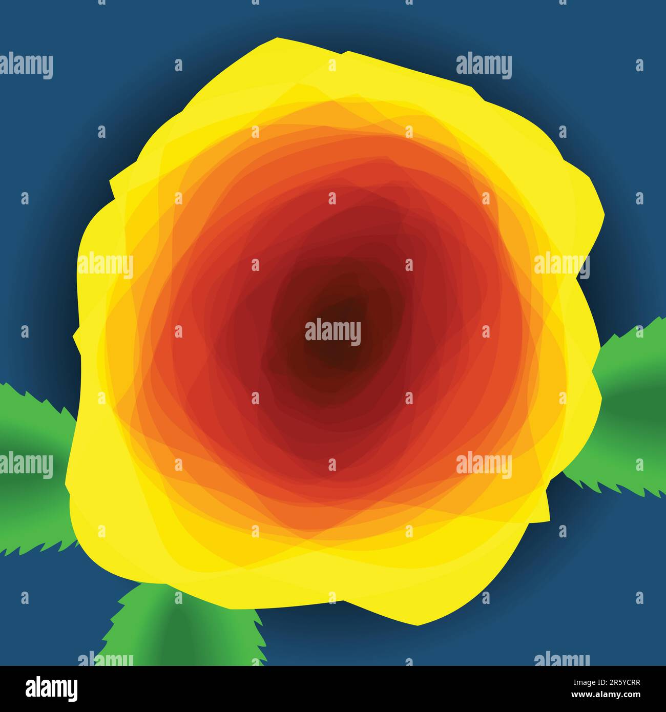 Yellow rose botanical garden Stock Vector Images - Alamy