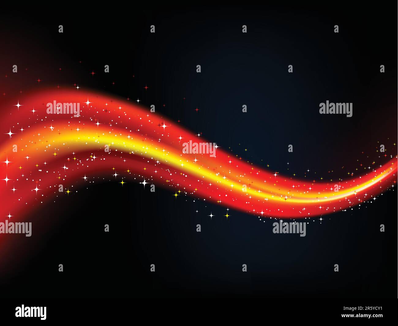 Abstract fiery background with sparkle effect Stock Vector Image & Art ...