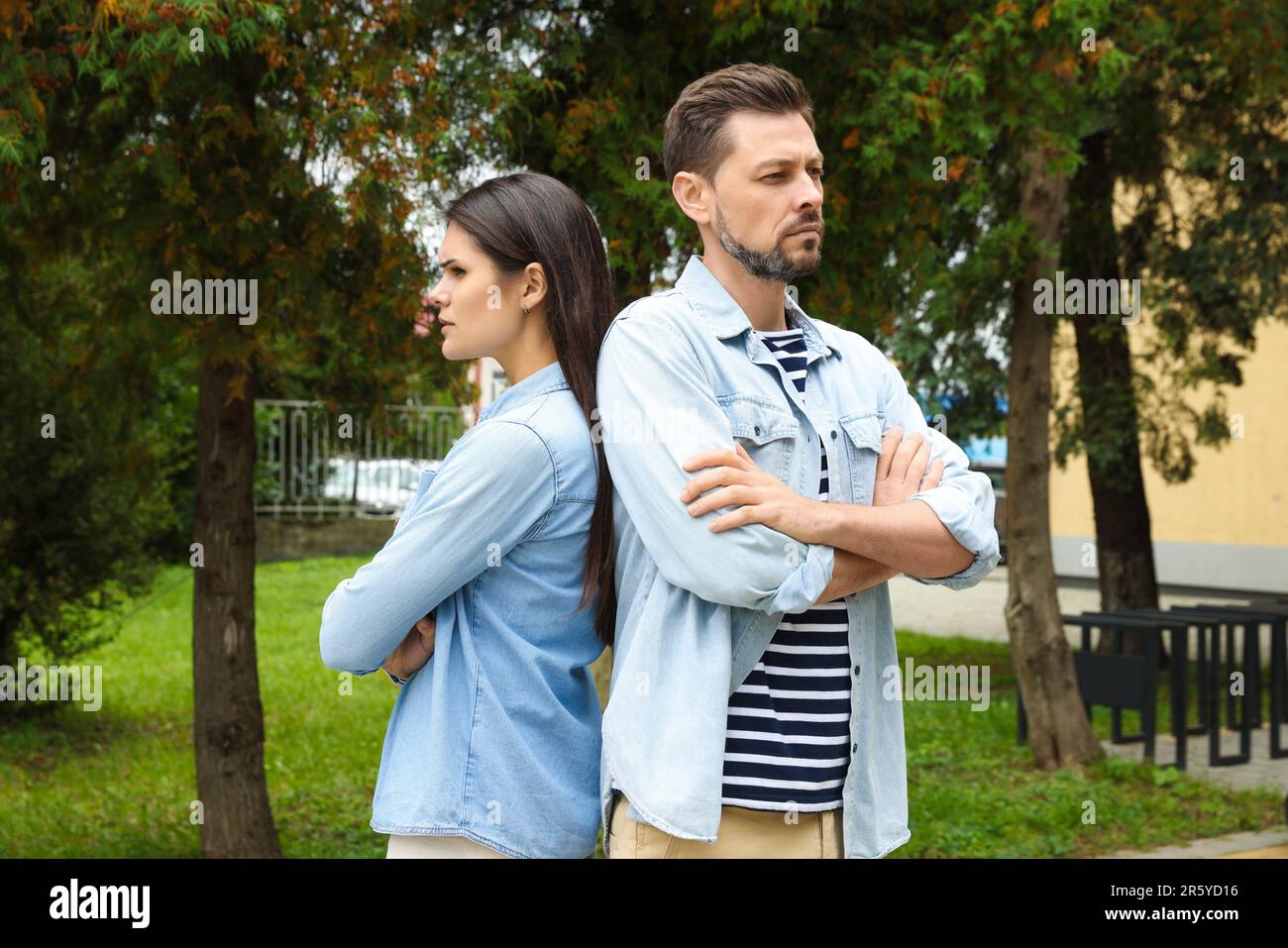 Upset arguing couple in hi-res stock photography and images - Alamy